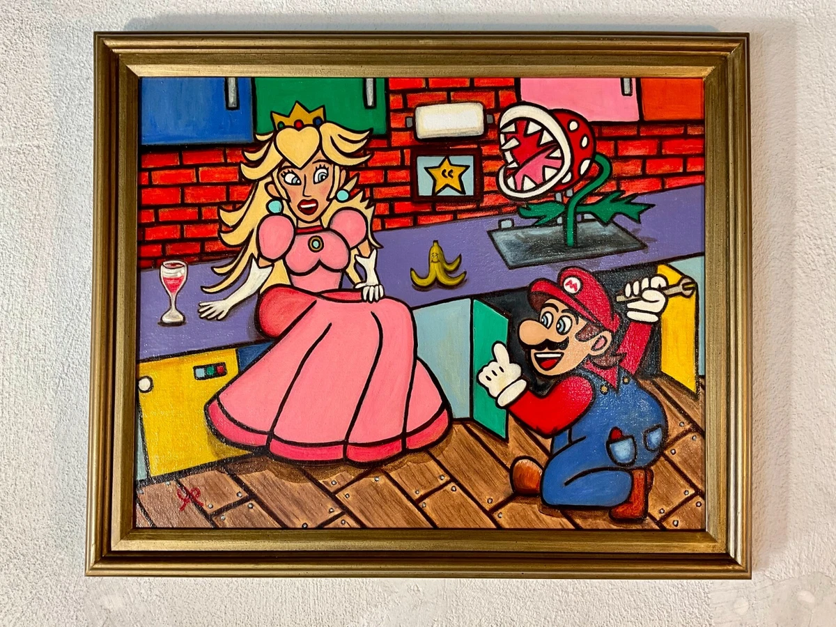 American Gothic Parody Mario