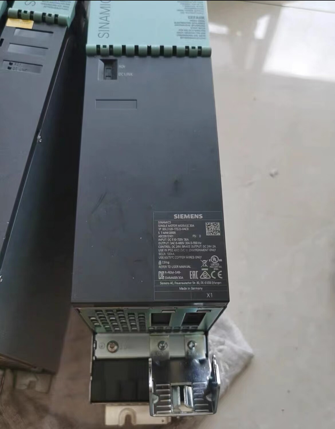 6SL3120-1TE23-0AC0 Used Siemens Single Motor-Module 100% Test Ok,DHL ...