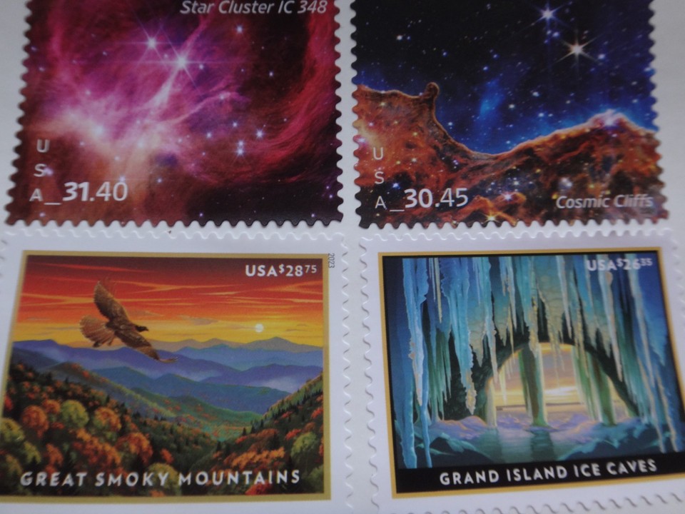 4 USPS Express and Priority Mail Stamps MNH VF, Face Value = $117 | eBay