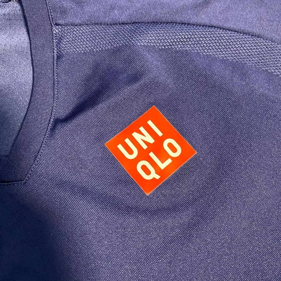 Uniqlo Roger Federer RF 2020 Australian Open Tennis Shirt Henley Polo ...