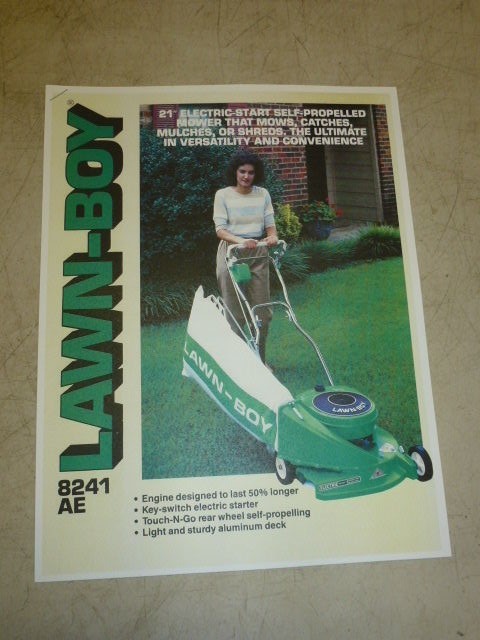Lawn-Boy 8243ae Electric Start Self-propelled 2-cycle Walk Behind Mower ...