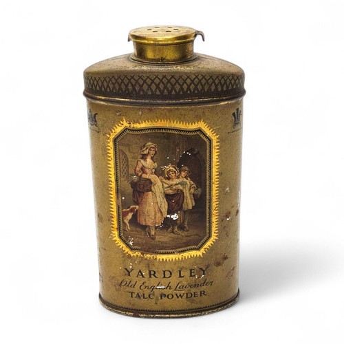 Yardley C.1920s Old English Lavender Talcum Powder Tin ~ 90% Full Slide ...