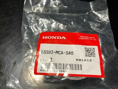 Honda OEM Part 18392-MCA-S40 | eBay