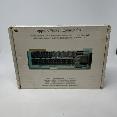 1986 Apple IIc - Memory Expansion Card Box Only Collectible Vintage | eBay