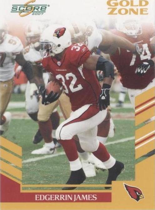 2007 Score - Edgerrin James #105 Gold Zone /600 for sale online | eBay