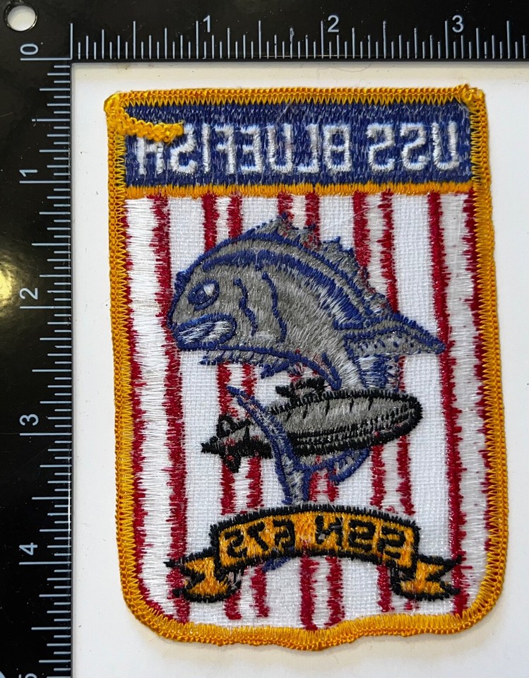 Cold War USN US Navy USS Bluefish Submarine SSN-675 Patch | eBay