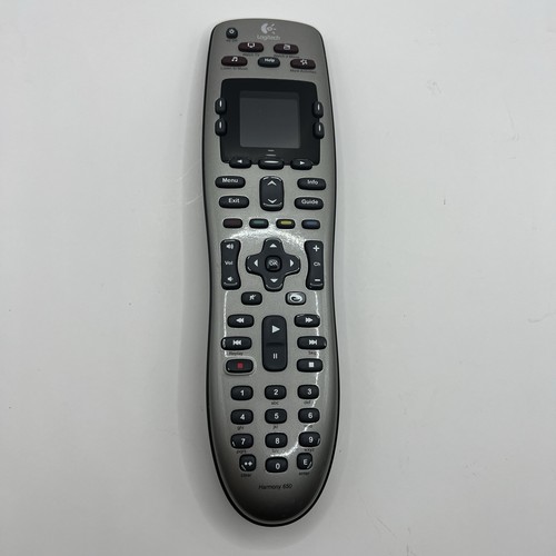 Logitech Harmony 650 Universal Remote LCD Light Clean Tested Working | eBay