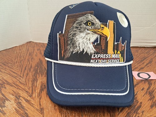 Vintage 80s usps bald eagle Men's Snapback Trucker Mesh Hat Cap mailman ...
