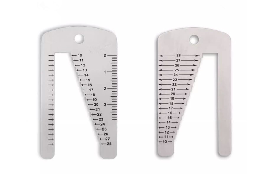 10-28mm Watch Strap Sizer Measuring Gauge Watch Band Spring Bar ...