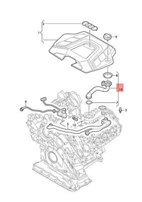 NEU AUDI VW AUDI Q8 Q7 TOUAREG 4MB 4MG 4MN CR7-ÖL-FÜLLSTOFF-ROHR ...