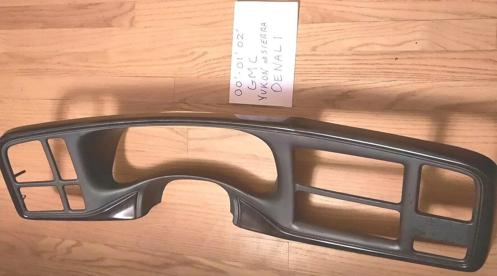 🔥 00-02 DENALI GMT 800 WOOD LOOK Dash Trim Bezel OEM 1.5 Din Gauge ...