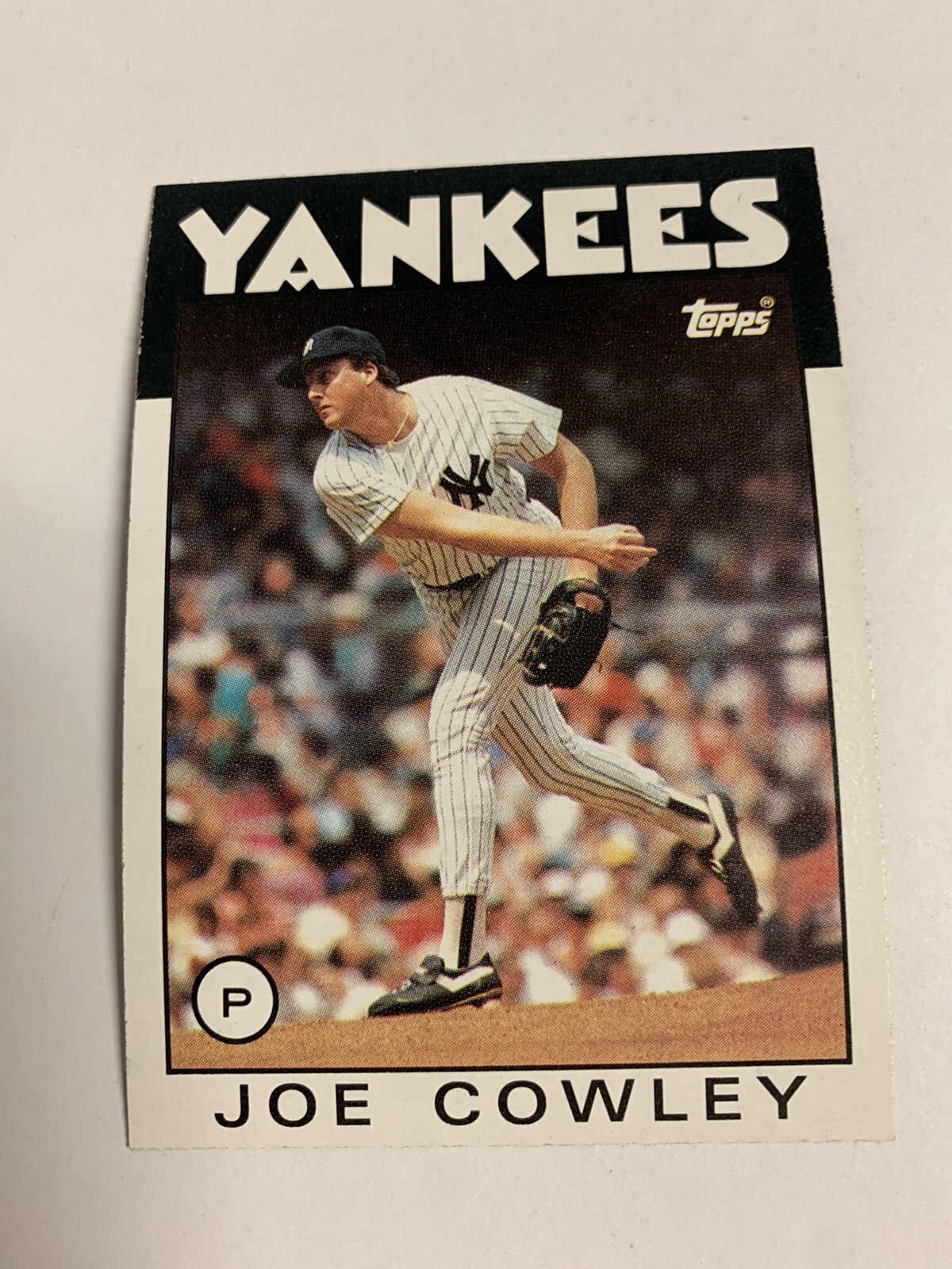 1986 Topps New York Yankees Joe Cowley | eBay
