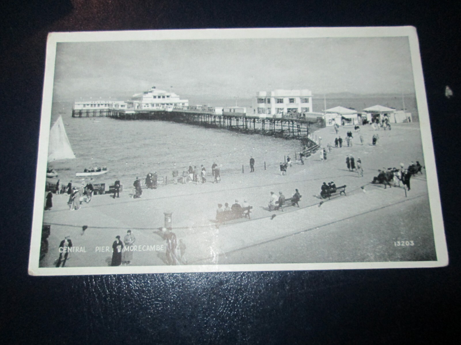 Postcard of Central Pier, Morecambe 13203 (Salmon unposted) | eBay UK