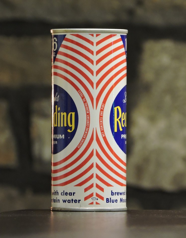 READING PREMIUM BEER, READING BREWING CO. READING, PA. 16 OZ. TAB TOP ...