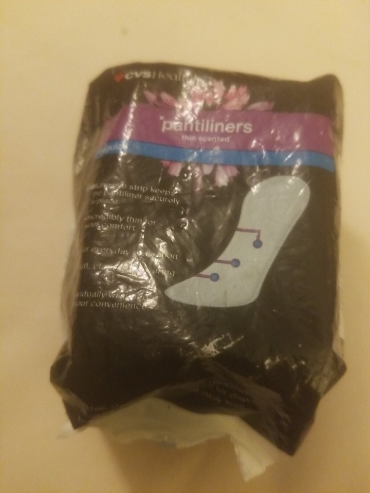 1 CVS Thin Pantiliners Panty Liners SCENTED Regular 20 Ct | eBay