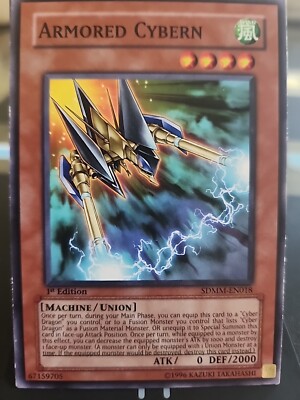 Armored Cybern - 1st Edition - Yugioh Wind Monster - Vintage | eBay