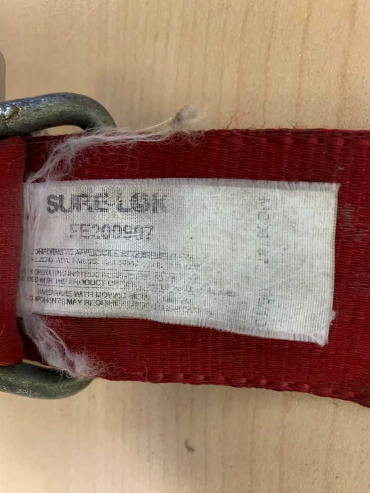 Sure-Lok FE200907 Single Retractor with Belt and Buckle Wheel Chair Van ...