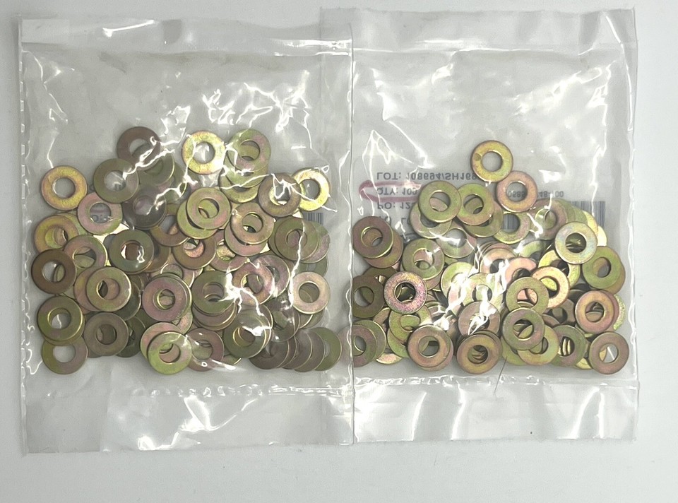 200 FLAT STEEL WASHERS AN960-10L SA NAS1149F0332P SET OF (2 X 100 EACH ...