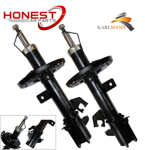 For NISSAN MICRA K12 2002-2011 FRONT SHOCKS SHOCK ABSORBERS X2 NEW PAIR ...