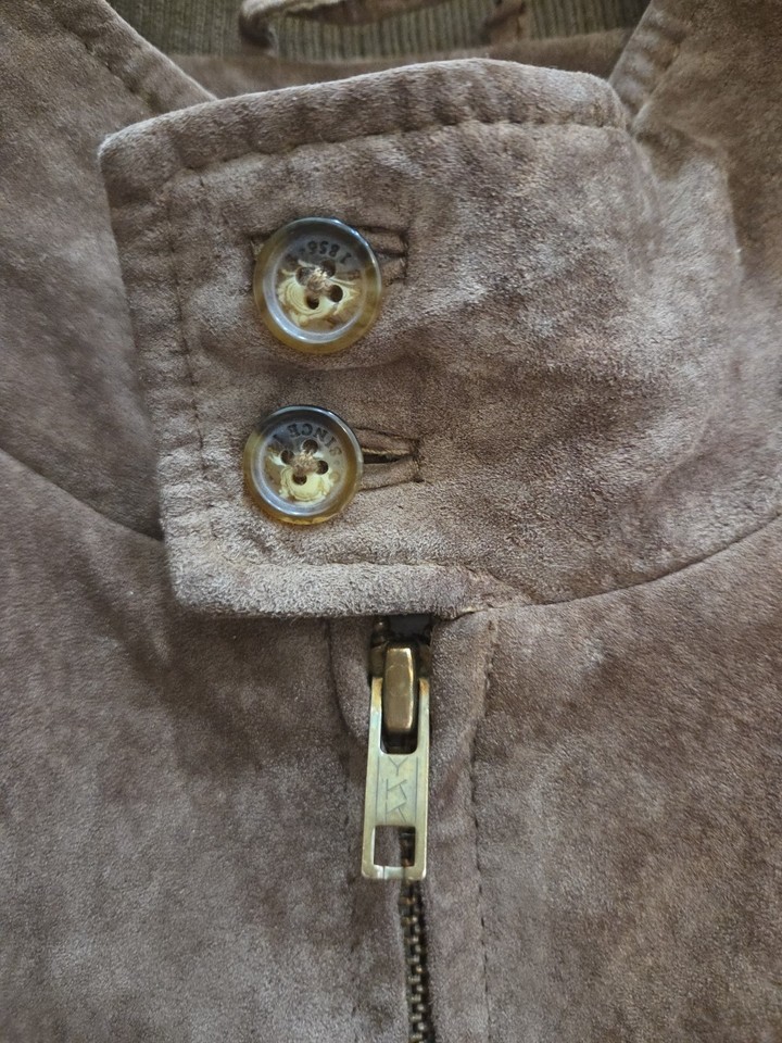 Men’s Vtg ORVIS Sporting Traditions LEATHER Jacket Coat sz X-Large RN ...