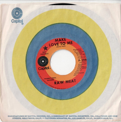 RAW MEAT Make Love to Me US PROMO 7" VINYL 70s PSYCHEDELIC SOUL | eBay ...