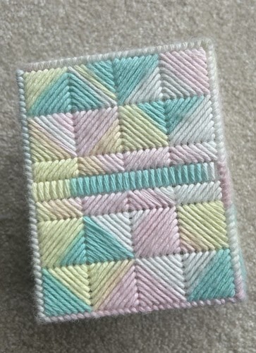 Vintage Needlepoint Kleenex Tissue Box Pastel Spring Baby | eBay