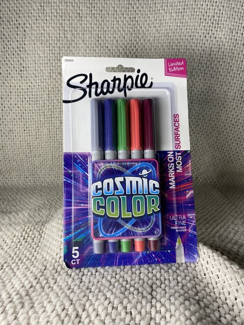 Sharpie Cosmic Color Ultra Fine Point Markers 5 Ct Limited Edition ...