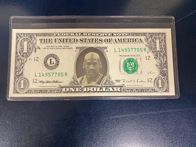 Michael Jordan One Dollar Bill Perfect Condition Free Shipping | eBay