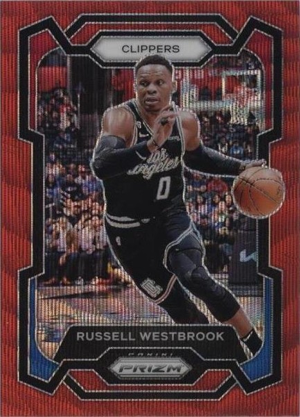 2023-24 Panini Prizm - Ruby Wave Prizm #39 Russell Westbrook for sale ...