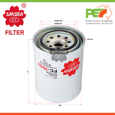 New SAKURA Fuel Filter For MITSUBISHI FK SERIES P-FK315.325 Part Number ...