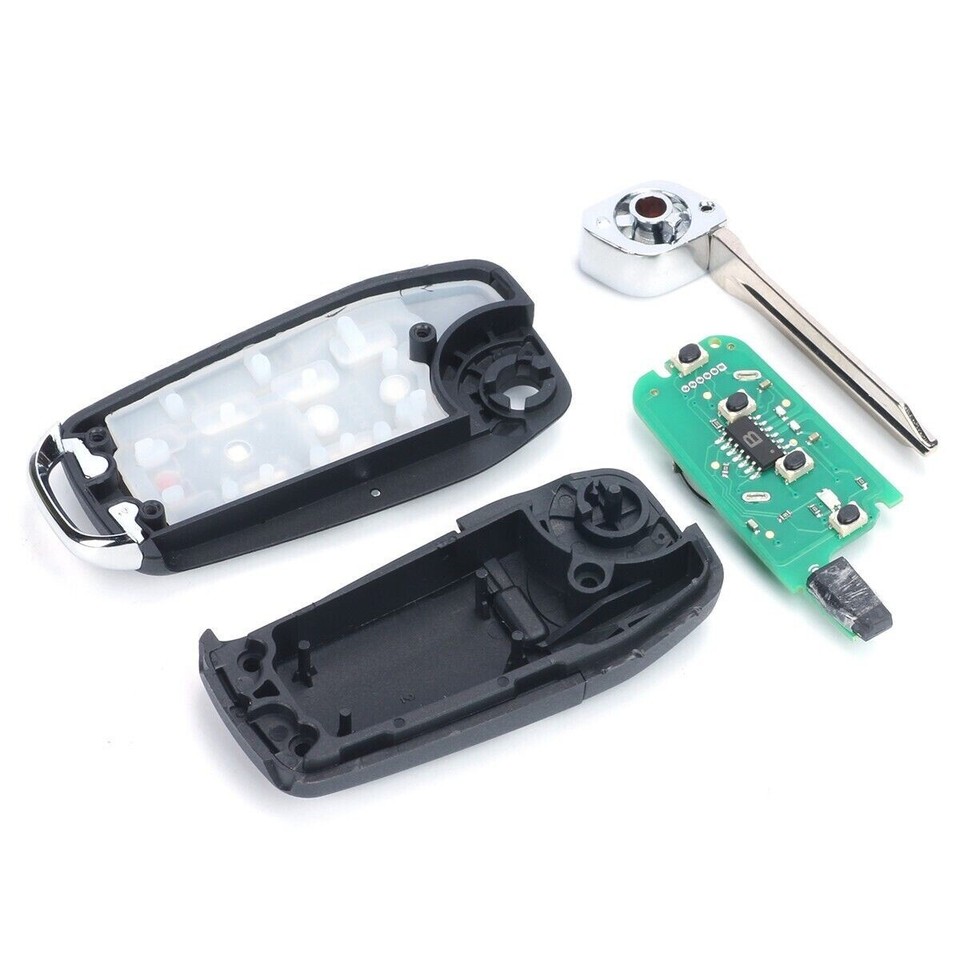 Replacement Upgraded Flip Remote Car Key Fob 4D63 Chip for Ford Lincoln ...