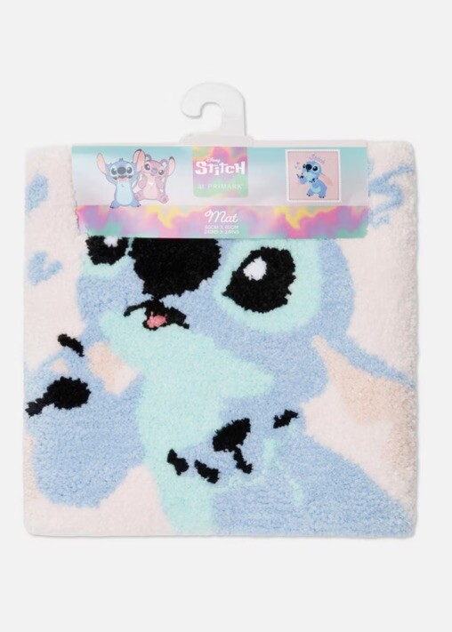 Disney Lilo & Stitch Pom Pom Floor Mat/Rug 24”x24” Ultra Soft! *Primark ...