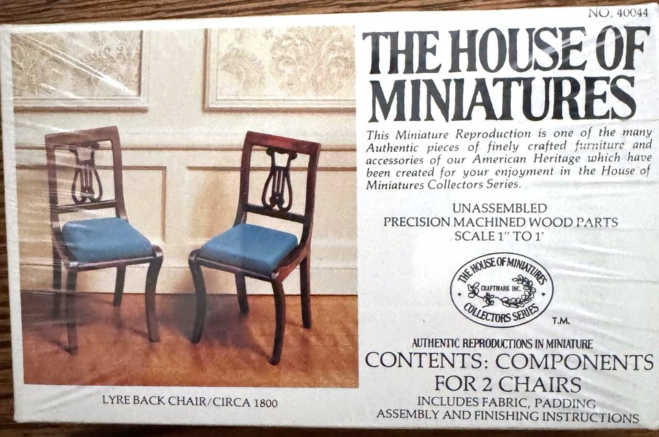 Various House Of Miniatures Collectors Kits - Authentic Miniature ...