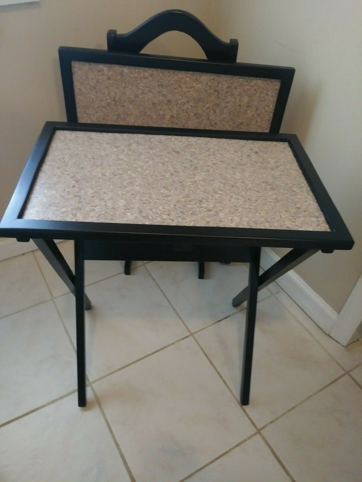 Classic Custom Folding Table two per set with stand all wood model ...