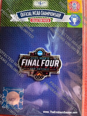 2025 NCAA MENS FINAL FOUR PATCH OFFICIAL JERSEY STYLE BASKETBALL MARCH ...