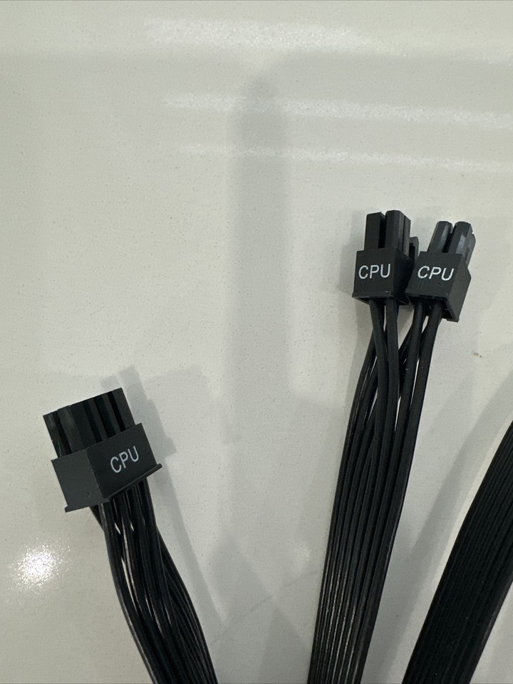 EVGA SUPERNOVA GQ 8 PIN TO 8 pin (4+4 ) CPU Power Supply Cable ORIGINAL ...