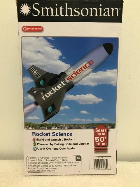 Smithsonian Launch A Rocket Science Kit Up To 50’ Feet New In Box ...