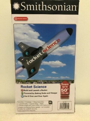 Smithsonian Launch A Rocket Science Kit Up To 50’ Feet New In Box ...