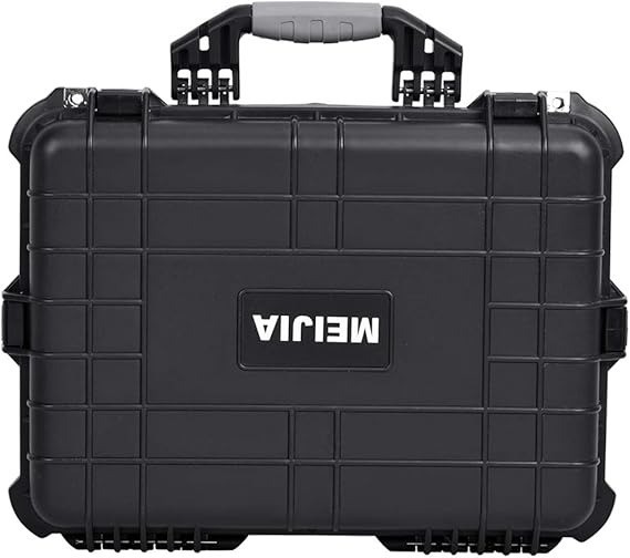 Portable Waterproof Hard Case w/ Custom Foam Interior Ideal Cameras FOR ...