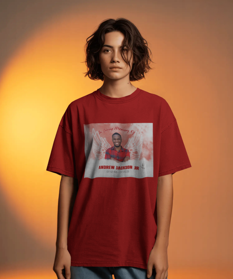 Custom Red RIP Memorial TShirt Personalized In Loving Memory Shirt | eBay