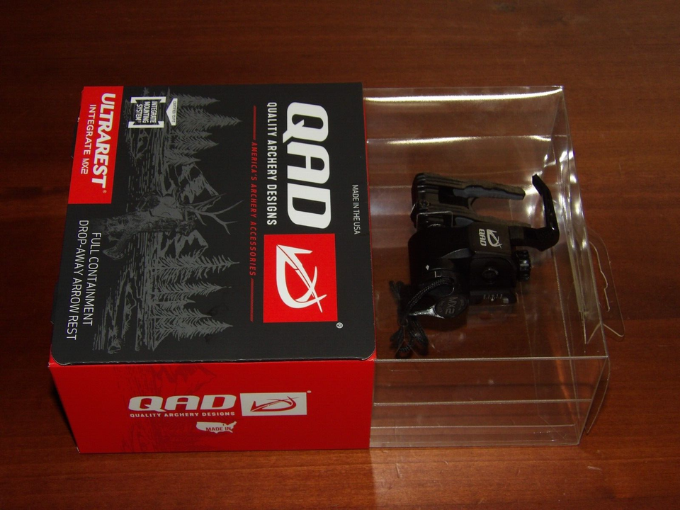 NEW QAD Ultrarest Integrate MX2 QAD- Black - Bow Rest- Right Handed ...