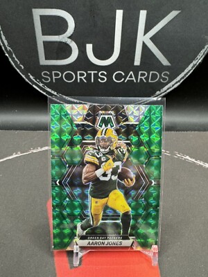 2023 Aaron Jones Green Mosaic Color Match Card Packers Color Match | eBay