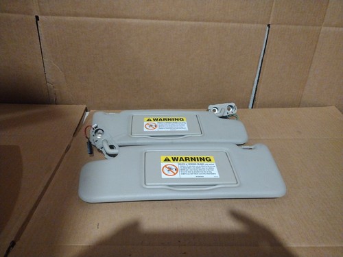 1999-2002 Volvo S80 Sun Visor Shade Grey Pair Set OEM Used | eBay