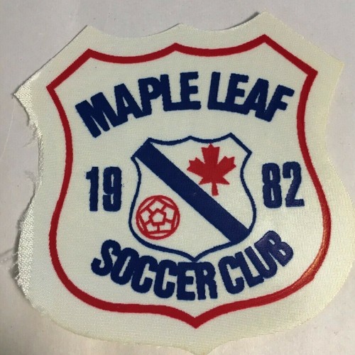 Vintage 1982 Maple Leaf Soccer Club 4" Cloth Patch | eBay