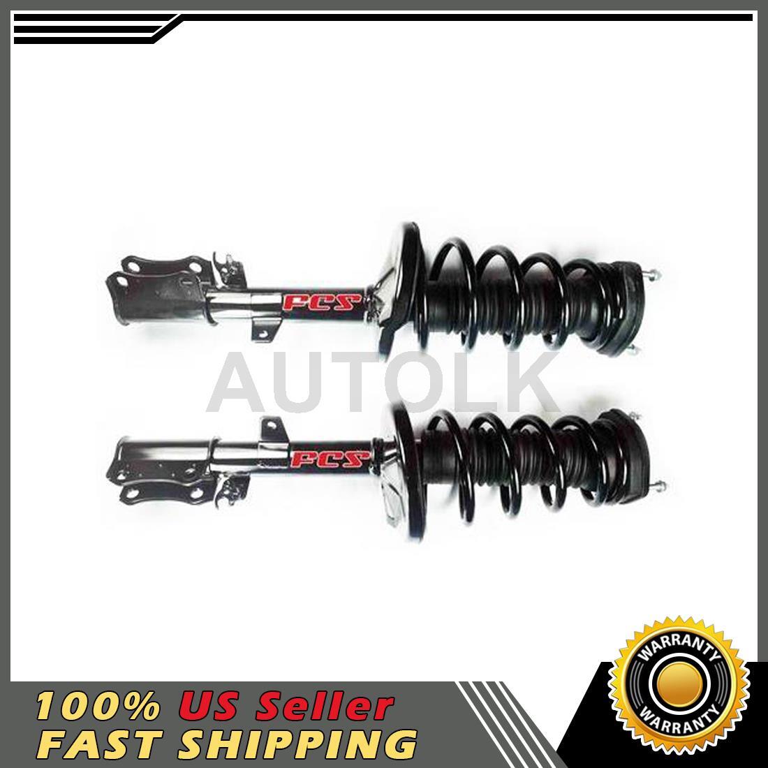 Pair FCS Rear Struts Shocks Coil Springs Fits Toyota Highlander 3.0L 2 ...