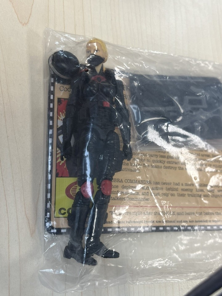 2017 2018 GI Joe Club Exclusive Cobra Night Stalkers Baged Female ...