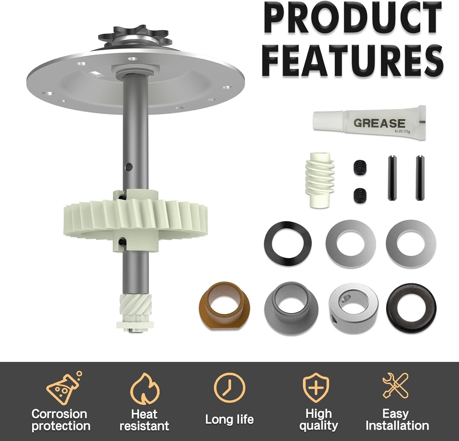 Gear Sprocket Kit for LiftMaster 1150 1245K 41A3625 41A3627 41A5483-1B ...