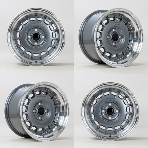 White Label Classic 15" 8.25J Alloys 4x100 Fit AUDI 80 72-84 BMW E30 ...