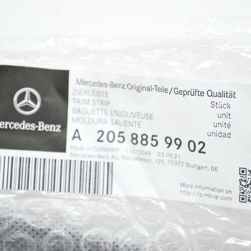 NEW MERCEDES-BENZ C W205 FRONT RIGHT BUMPER GRILLE MOLDING A2058859902 ...