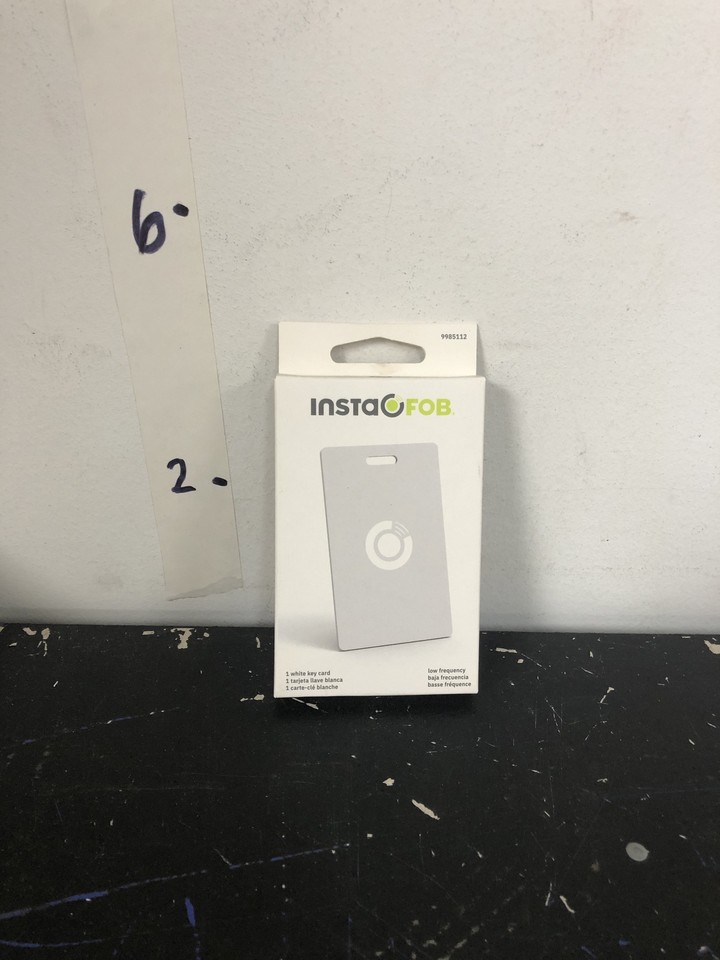 Hillman Co 1 Insta Fob Key Card White Low Frequency Secure Access ...